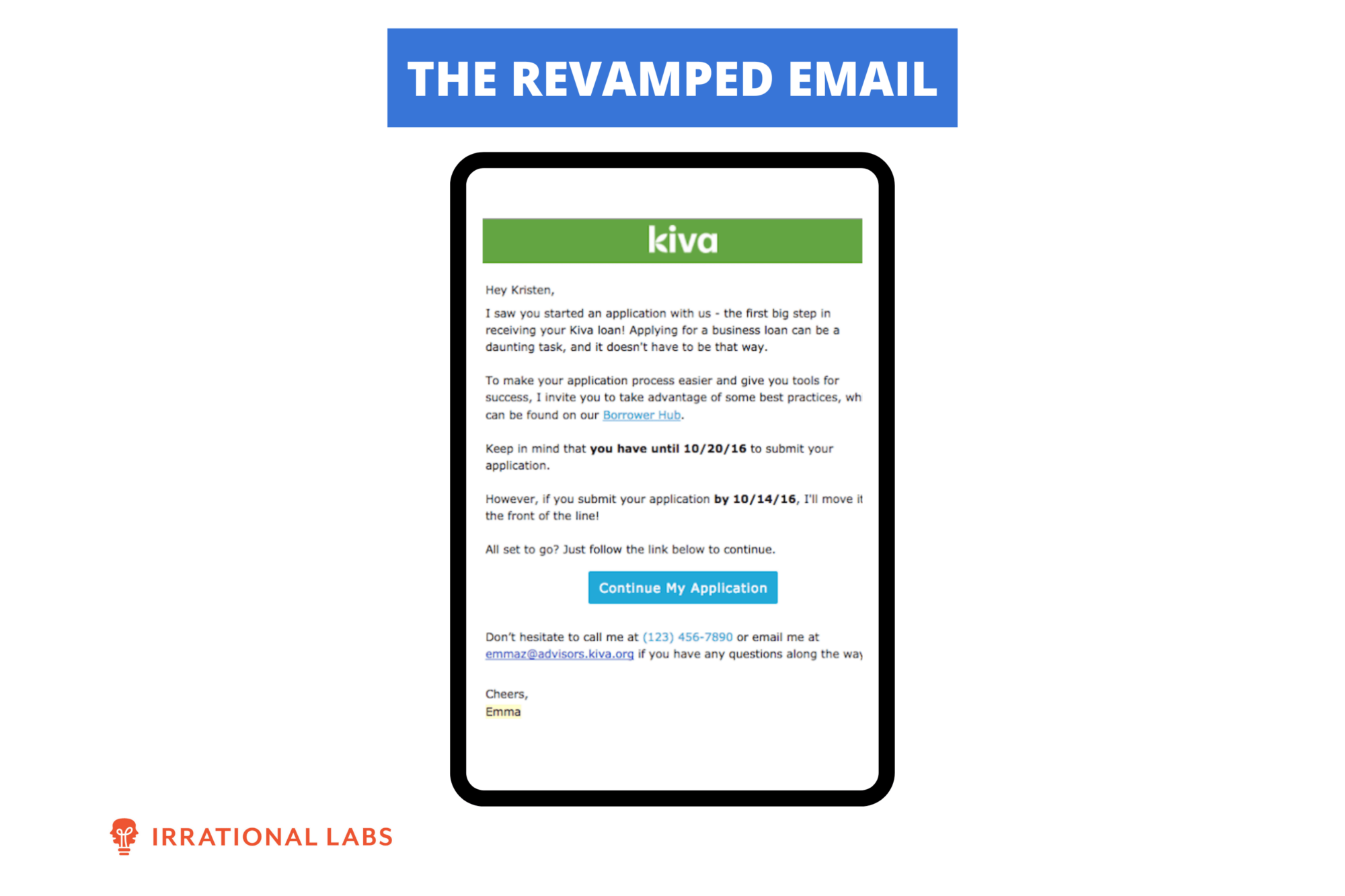 Kiva Case Study: How to Increase Conversions If Your Funnel is Long - Irrational Labs